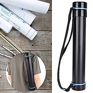 AMONIDA Poster Tube, Extendable Storage Tube, Extra Thick Collection Painting Waterproof Poster Storage Tube for Documents Fishing Rods Large Photo Prints