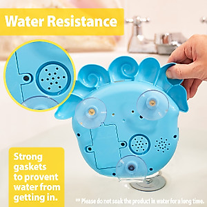 Chuchik Octopus Bath Toy. Bubble Bath Maker for The Bathtub. Blows Bubbles and Plays 24 Children’s Songs – Kids,Toddler Baby Bath Toys Makes Great Gifts for Toddlers – Sing-Along Bath Bubble Machine