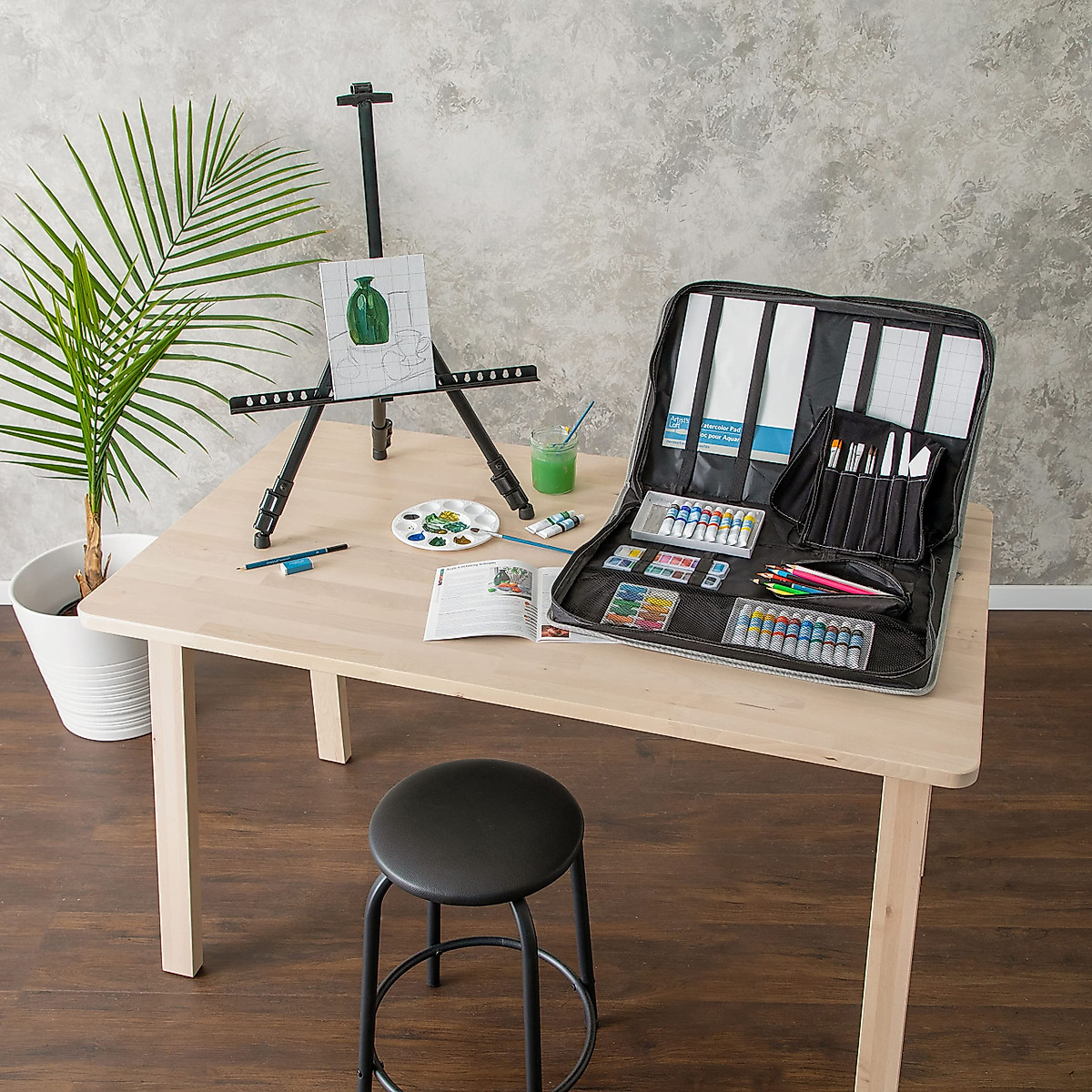 MICHAELS 101 Piece Deluxe Easel Art Set by Artist's Loft™ Necessities™