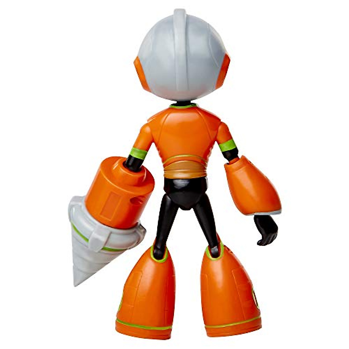 Megaman Fully Charged – Deluxe Drill Man Schematics Articulated Action Figure with Spinning Drill and Break-Apart Boulder Accessory! Based on the new show!