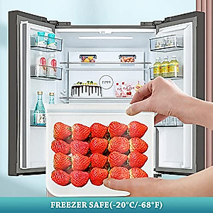 Reusable Food Storage Bags 6Pack, BPA Free Stasher Bag, Reusable Snack Bags Sandwich Bags Freezer Bags, Silicone Bags for Food Storage,Travel,Home Organize (2S+4M)