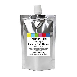 DDCI Versagel Lip Gloss Base Clear (4.23 Fl. oz, 125 ml.) for DIY Beauty and Cosmetics MADE IN U.S.A.