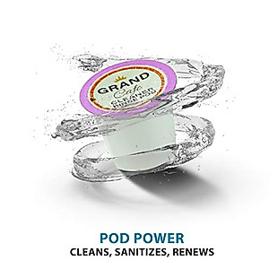 Grand Cafe - 20 Pack K-Cup Cleaner and Rinse for Keurig Single Serve Brewer Machines - 2.0 Compatible