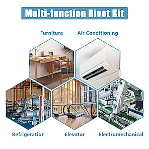 Qjaiune 50PCS 5/16"-18 Stainless Steel Threaded Insert Rivet Nut, 5/16-18UNC Rivnuts Flat Head Rivets, Knurled Nutsert Screws Blind Nut