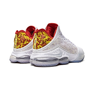 Nike Mens Lebron 19 Low DQ8344 100 Magic Fruity Pebbles - Size 8.5 White/Multi-Color