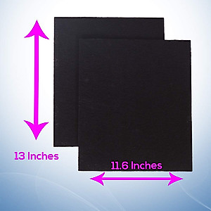 CAPTAIN'S COMPASS Replacement Carbon Filter 4-Pack for Homedics AF-100 Air Purifier, AF-100FL, Made in USA, 4 Pack