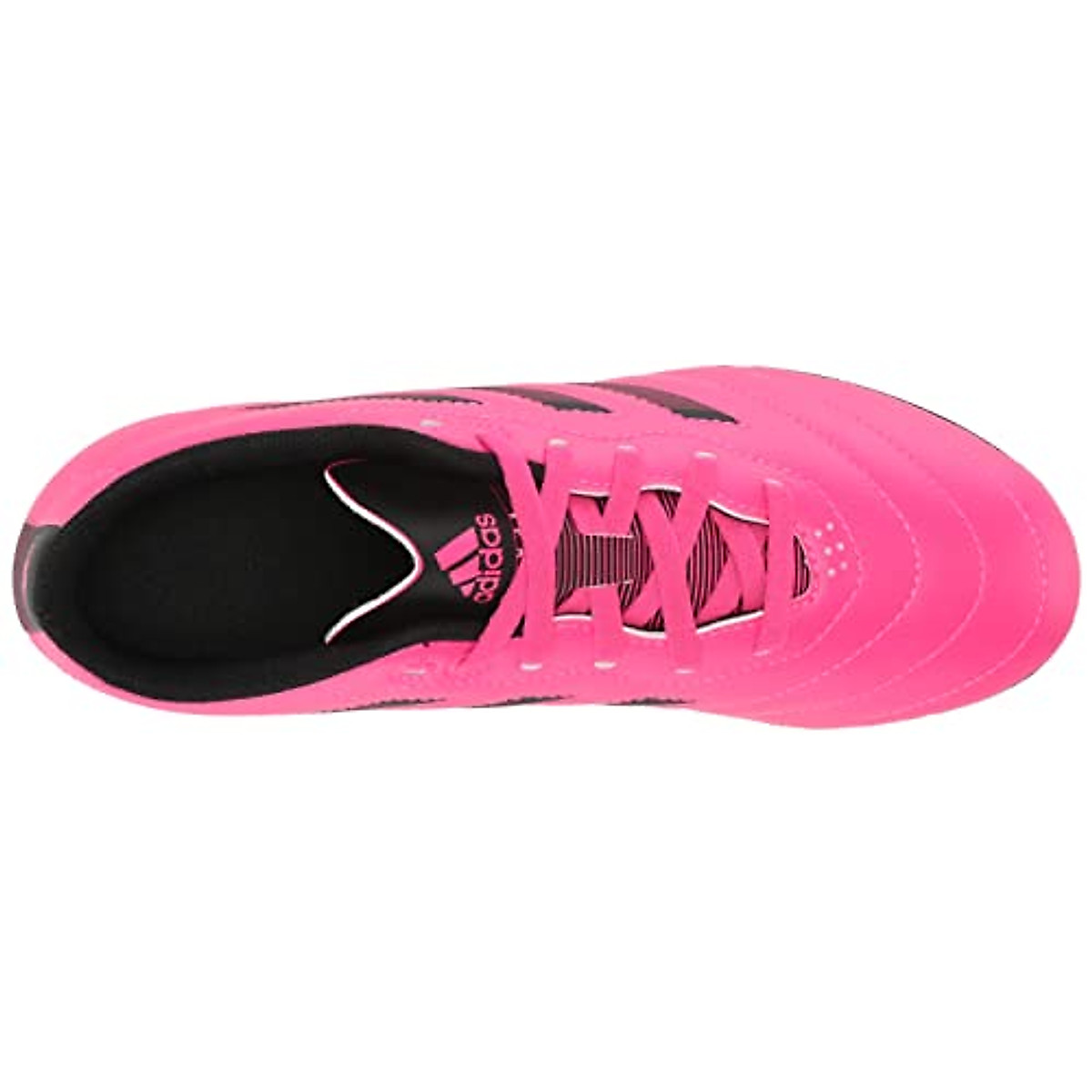 adidas Goletto VIII Firm Ground Soccer Shoe, Team Shock Pink/Black/Black, 13 US Unisex Little Kid