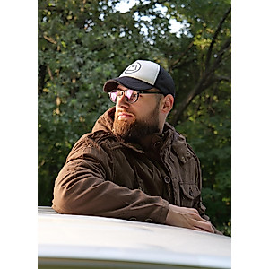 Mr.Stream Men's Winter Hooded Jacket Windproof Sherpa Lined Fleece Windbreaker Coat Outerwear Warm Parka 3256 Green M