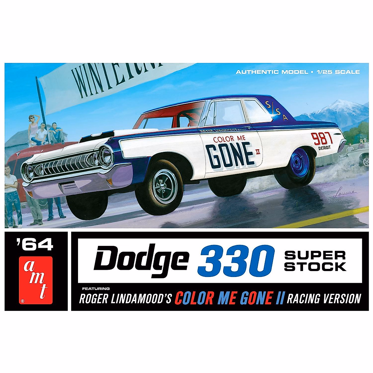 AMT AMT987 1:25 1964 Dodge 300 Superstock 'Color Me Gone'