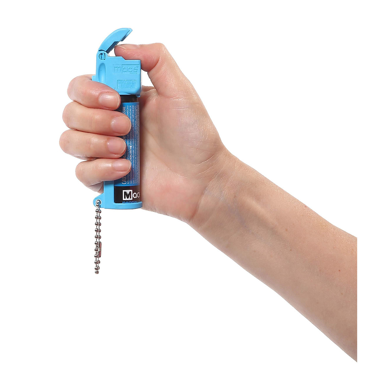 Mace Brand Personal Pepper Spray (Neon Blue), Full Size