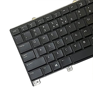 JINTAI Colorful US Backlight Backlit Keyboard Replacement for Dell Alienware M17 R5 Area-51m A51m 07FJHC
