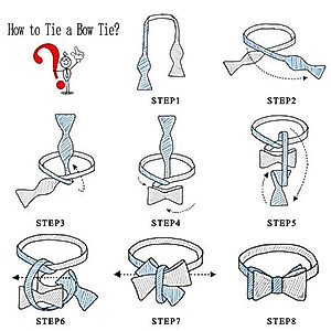 HISDERN Bowties Men Polka Dot Self Tie Bow Ties and Pocket Square Set Yellow Classic Formal Business Tuxedo Bowtie Handkerchief for Wedding Party