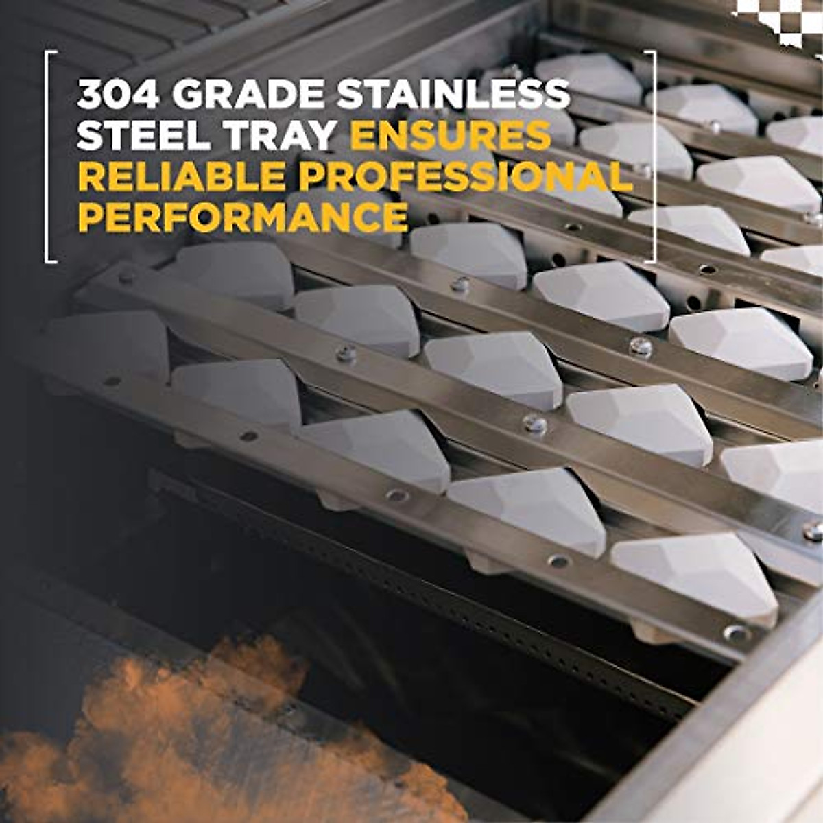 Coyote Ceramic Briquette Flame Tamer Set for 28-Inch Grills, Set of 2 - CBRIQ28