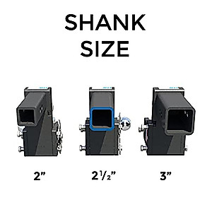 B&W Trailer Hitches B&W MultiPro Tow & Stow - Fits 2.5" Receiver, Tri-Ball (1-7/8" x 2" x 2-5/16")