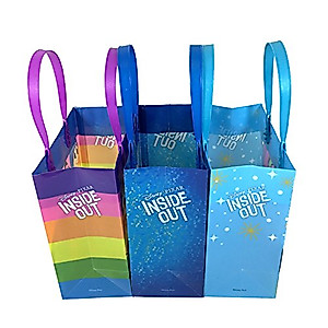 Inside Out Emotions Party Favor Gift Goodie Bag - 12 Pieces