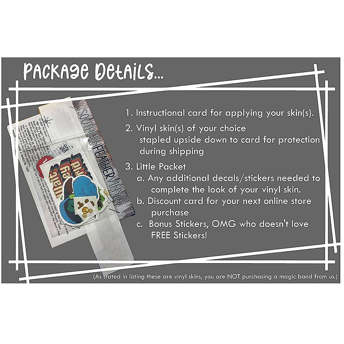 Happily Ever Forever (Fireworks) Wrap Magic Band Skin Vinyl Decal Wrap Compatible with MagicBand 2