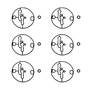 Maxmoral 6 Sets 695426 Float Bowl Gasket Kit for Lawn Mower