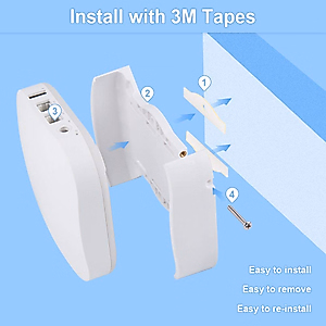 Wall Mount Holder for eero Pro Home WiFi, Relassy eero Wall Mount Bracket Compatible with eero WiFi System Ceiling Holder for eero WiFi System Set of 3