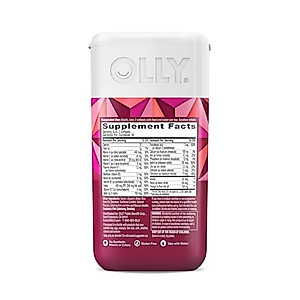 OLLY Ultra Women's Multi Softgels, Overall Health and Immune Support, Omega-3s, Iron, Vitamins A, D, C, E, B12, Daily Multivitamin, 30 Day Supply - 60 Count