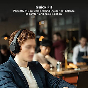 Replacement Ear Pads，Foam Protein Leather Noise Isolation Soft Wear Earpads Cushions for Edifier W860NB W830BT Bluetooth Headset (Brown)