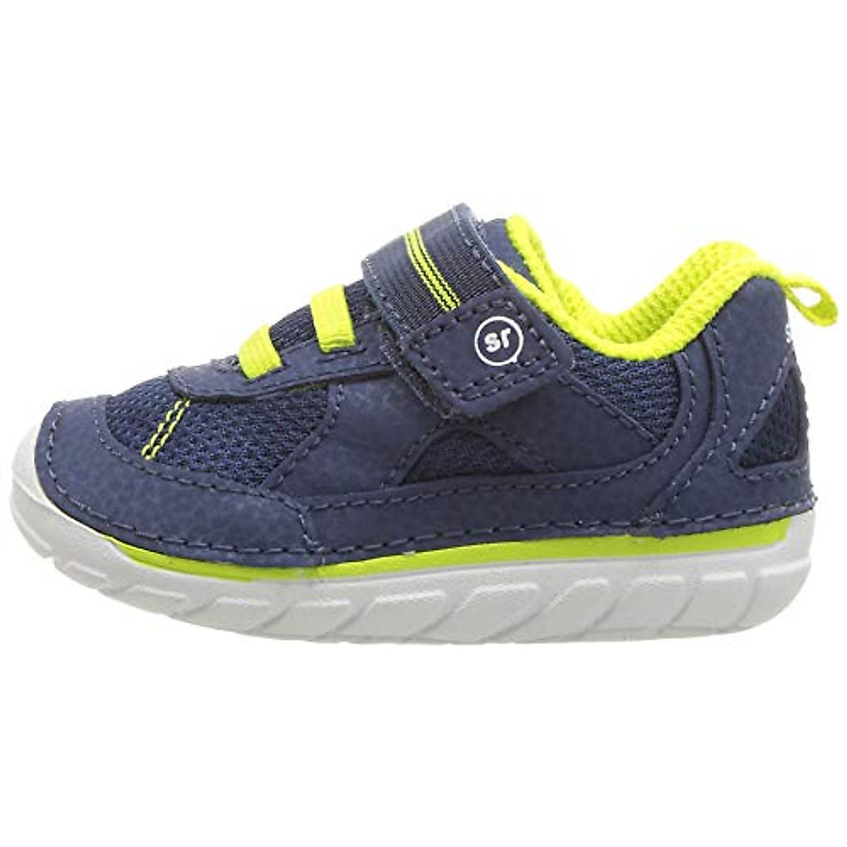 Stride Rite Soft Motion Jamie Running Shoe, Navy, 3 M US Infant