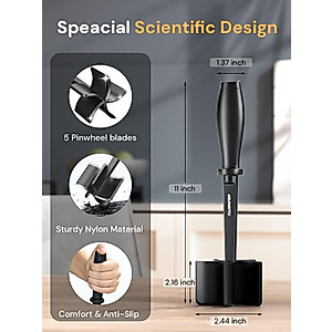 Meat Chopper, Hamburger Smasher Tool, Ground Beef Chopper Tool and Premium Heat Resistant Masher, Ground Turkey and More, Nylon Ground Beef Chopper Tool and Meat Fork, Non Stick Mix Chopper