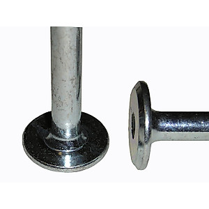 1/4" - 20 TPI x 120mm (4.72" ≈ 4-23/32") Hex Drive Button Head Furniture Bolts Dull Finish (4 Pack)