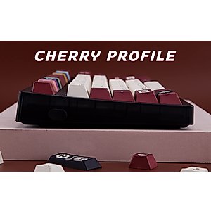Cherry Profile PBT Keycaps 141 Keys Set Custom Dye Sublimation ANSI Layout for Cherry MX Switches Gateron Kailh Box Mechanical Keyboards Retro FC Gaming Theme