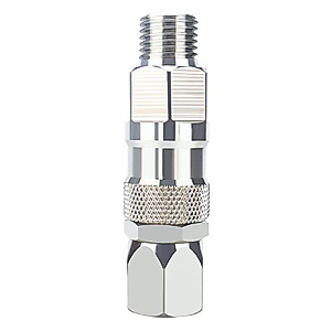 Sprayer Joint 1/4-Inch 360 Degrees Rotate Stainless Steel Airless High Pressure Spray Gun Hose Swivel Joint Connector Accessories for Graco Paint Sprayers Hose