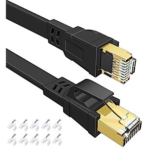 MENZOKE Cat 8 Ethernet Cable 25 FT