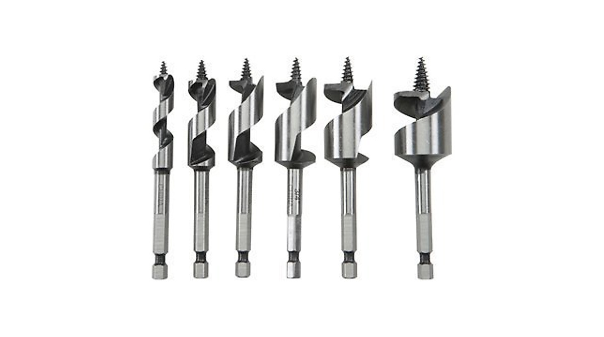 Master Your Drilling with Drill Master 6PC Stubby Auger Bit Set