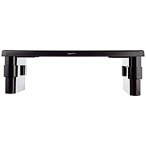 Amazon Basics Adjustable Computer Monitor Riser Desk Stand