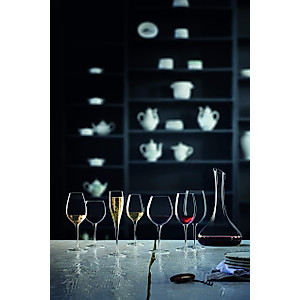 Luigi Bormioli Vinoteque 12.75 oz Red Wine Glasses Set of 6, 6 Count (Pack of 1),