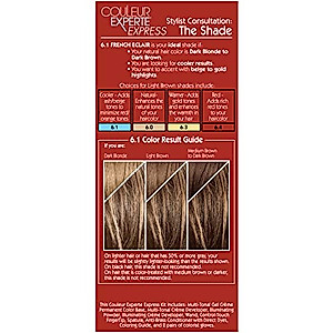 L'Oreal Paris Couleur Experte 2-Step Home Hair Color and Highlights Kit, French Éclair