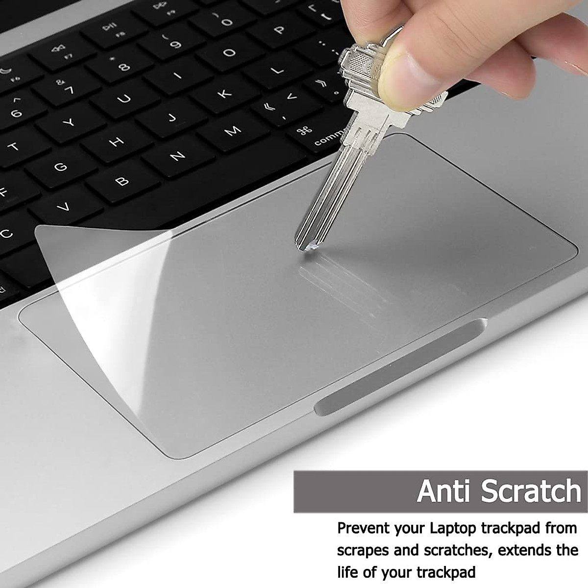 2Pcs Trackpad Protector Touch Pad Cover Skin for 2022 MacBook Air 13” M2 Chip Model A2681 Waterproof Anti Scratch Laptop Accessories (Clear)