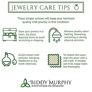 Biddy Murphy, Irish Family Tree of Life Earrings for Women, Rich Irish Green Gem Inlay, Silver Rhodium Plated, Celtic Jewelry, Balance, Harmony, Imported from Ireland