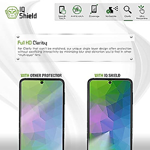 IQShield Screen Protector Compatible with Samsung Galaxy Z Flip 3 (2-Pack) Anti-Bubble Clear Film