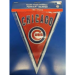 Chicago Cubs Major League Baseball Pennant Banner - 12 Feet, 1 Pc