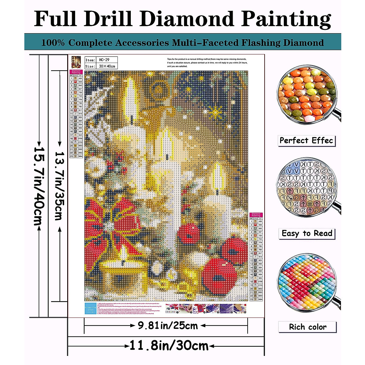 AREOPNMG Christmas 5D Diamond Painting Kits for Adults Beginners,DIY Winter Candles Diamond Art,Full Round Drill Diamond Dot Gem Art Kits,Sweet Home Wall Decor 12x16 Inch