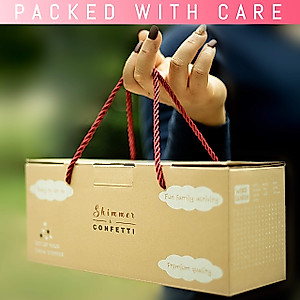 SHIMMER & CONFETTI 16ft Premium Burgundy, Black, Silver Balloon Arch Garland Kit - Graduation Balloon Arch Kit 2022 - Party Decoration for Bridal and Baby Shower, Wedding, Birthday, Gender Reveal