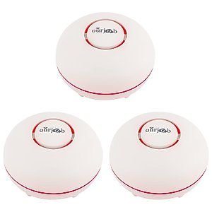 Water Leak Detector -Ourjob Water Alarm Surveillance Systems Water Detectors for Home Security, Kitchen，Bathroom, Basement (3 Pack)