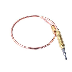F273117 Thermocouple for Compatible with Mr Heater F273100, F27310, MH12, MH12C, Replacement Thermocouple Heater Made by Copper Construction Milled Brass Fittings 12-1/2" Length (2 Pack)