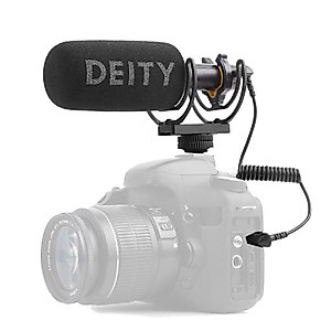 Deity V-Mic D3 Pro Super-Cardioid Directional Shotgun Microphone with Rycote Shockmount for DSLRs, Camcorders, Smartphones, Handy Recorders, Laptop and Bodypack Transmitters, W/Pergear Windscreen