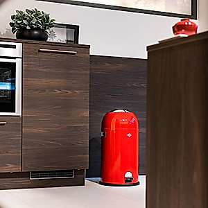 WESCO Kickmaster, Kitchen bin, Metal, 38 cm x 71 cm x 38 cm, Metal, Turquoise, 38 x 71 x 38 cm