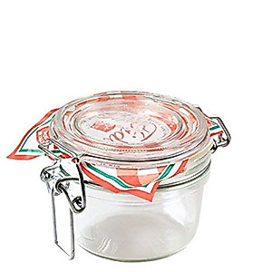Bormioli Rocco Unbekannt Fido Preserving Jar 125ml Round Glass Dessert Glass Appetiser Glass Preserving Glass Storage Jars