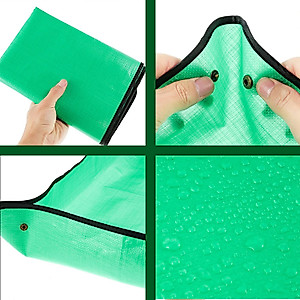 6PCS Foldable Garden Mat Set，Including 3 PCS Garden Work Cloth Waterproof Thicken Gardening Mat and 3PCS Gardening Tools for Indoor Bonsai Succulents Plant Care Soil loosening Shovel Small Shovel.