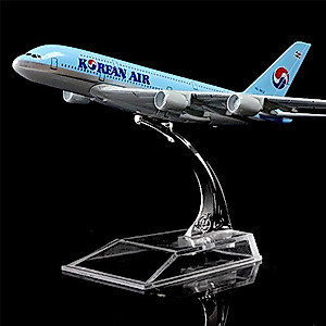 24-Hours Korean Air A380 Plane Model Airplane Models Birthday Gift