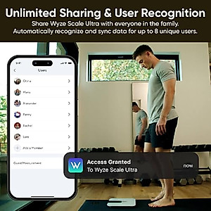 Ultra, Smart Scale with 4.3" Color Display, FSA HSA Eligible, Digital Bathroom Scale for Body Weight BMI Muscle Mass Composition, Wi-Fi & Bluetooth Body Fat Scale with Heart Rate- Black