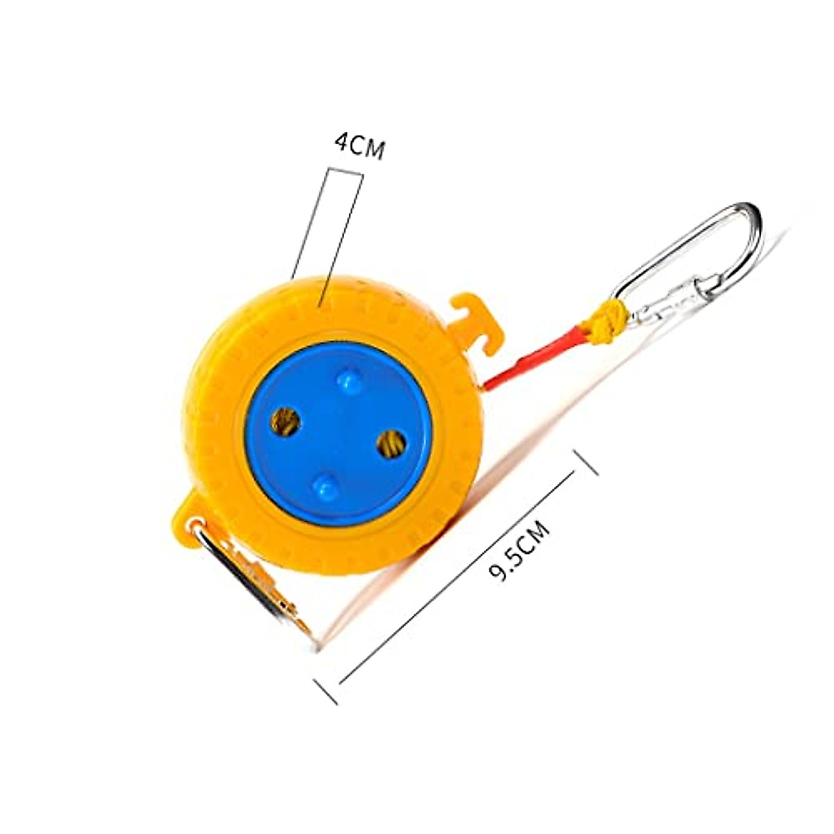 N/A 8 Meters Retractable Clothesline Portable Laundry Dryer Durable Nylon Clothes Line Windproof Indoor & Outdoor