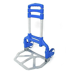 Aluminium Luggage Cart Heavy Duty Folding Roller Carts with Wheels Carrier New
